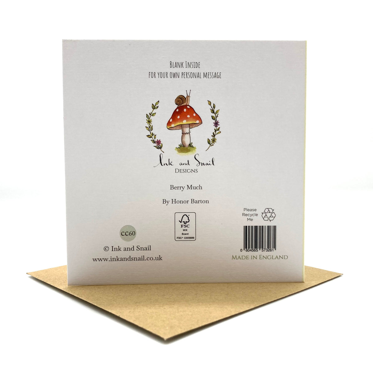 Thank You Card - Thank You Berry Much – Ink and Snail