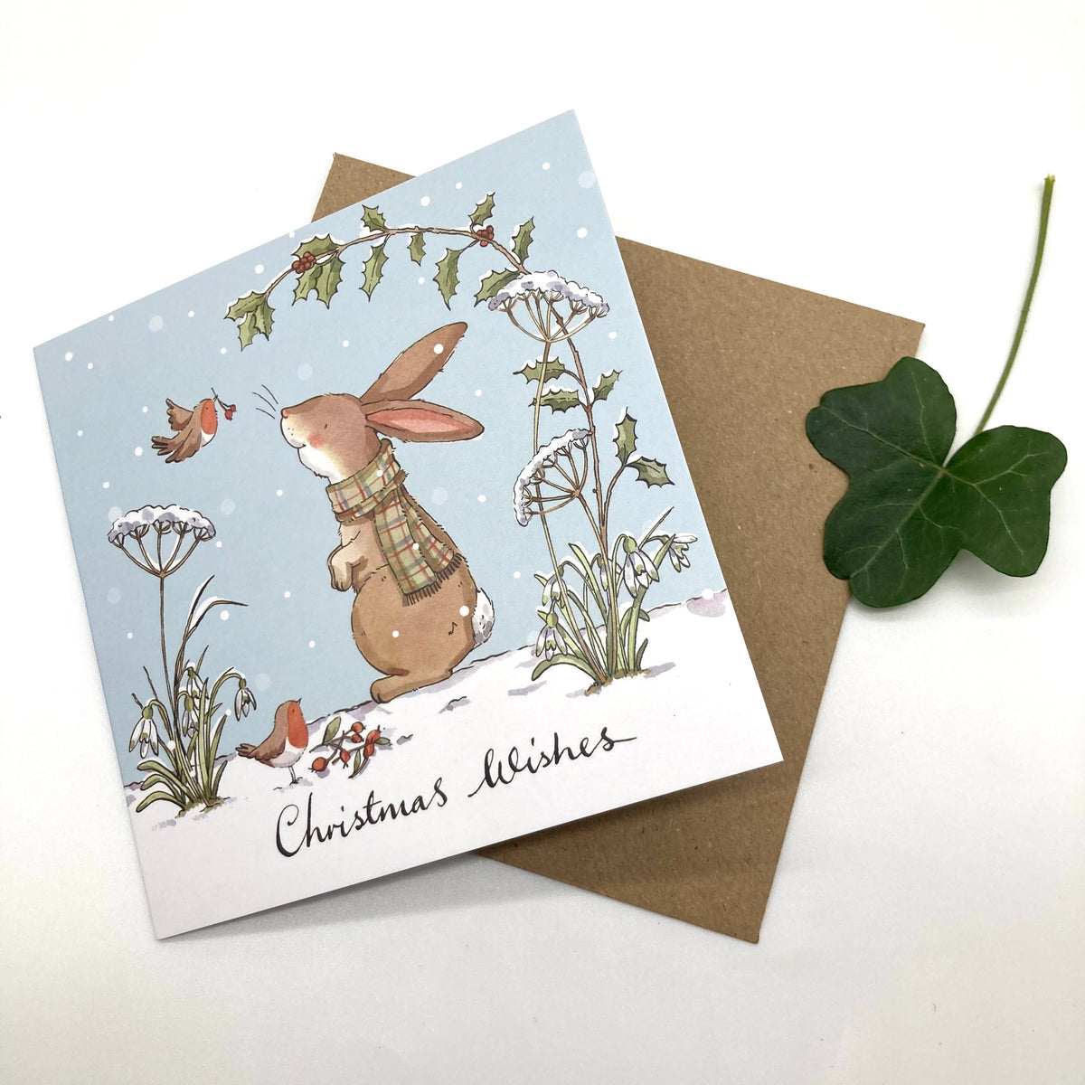Rabbit - Pack of 5 Christmas Cards – Ink and Snail